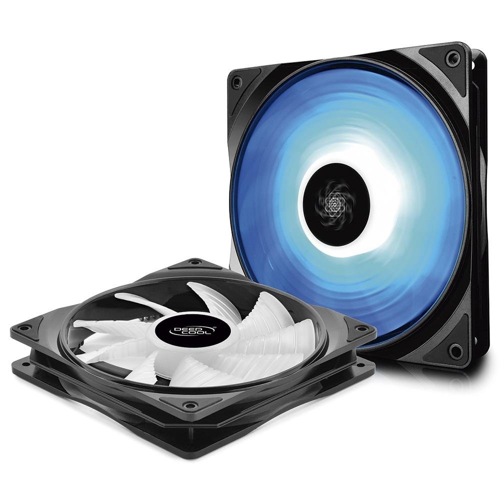 Cooler Fan Deepcool RF 140, 2 Unidades, 140mm, RGB, Preto - DP-FRGB ...