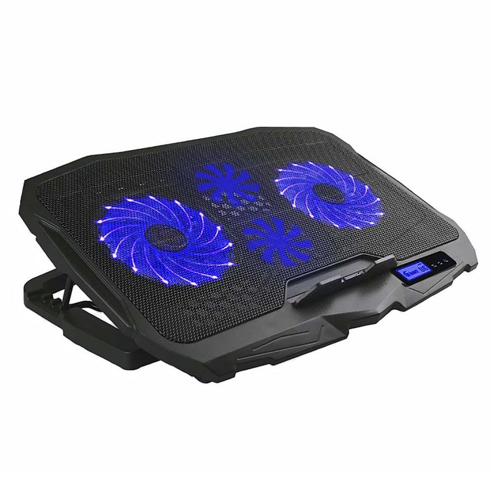 Base para Notebook Warrior com Cooler Azul - AC332 | KaBuM!