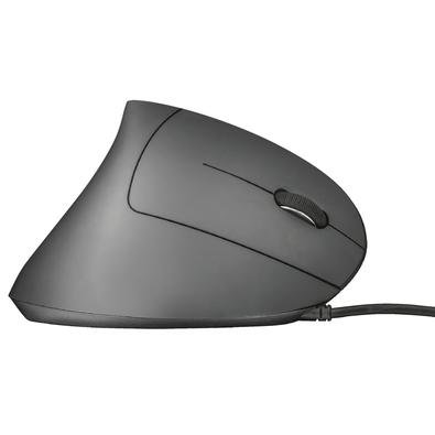 Mouse Trust Vertical Ergonômico Verto, LED Azul, 6 Botões - 22885