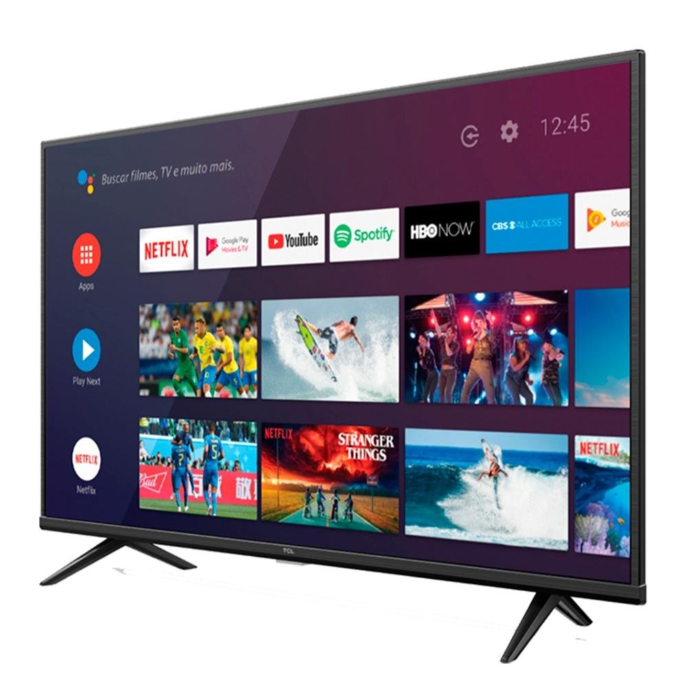 Smart TV TCL 50 Polegadas LED 4K UHD, Wi-Fi, Bluetooth, 3 HDMI, 2 USB ...