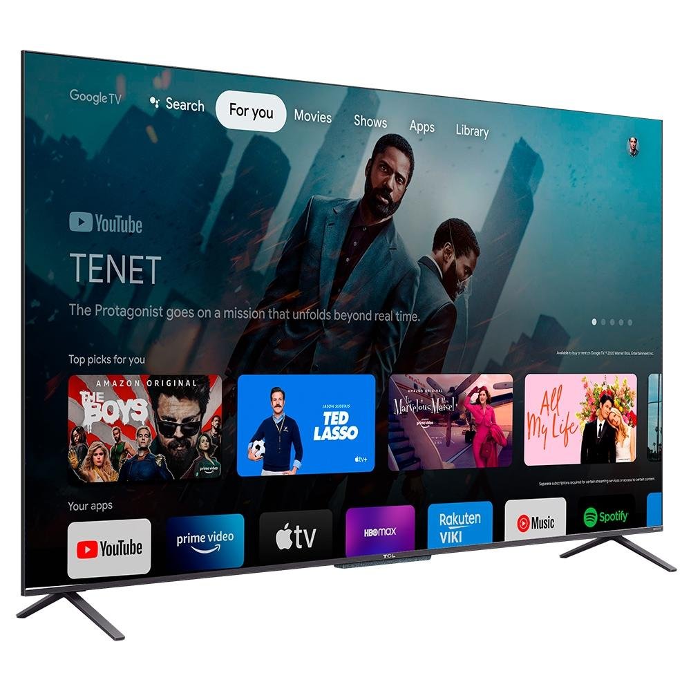 Smart TV TCL 50 Polegadas QLED 4K UHD, Google TV, 3 HDMI, 2 USB ...