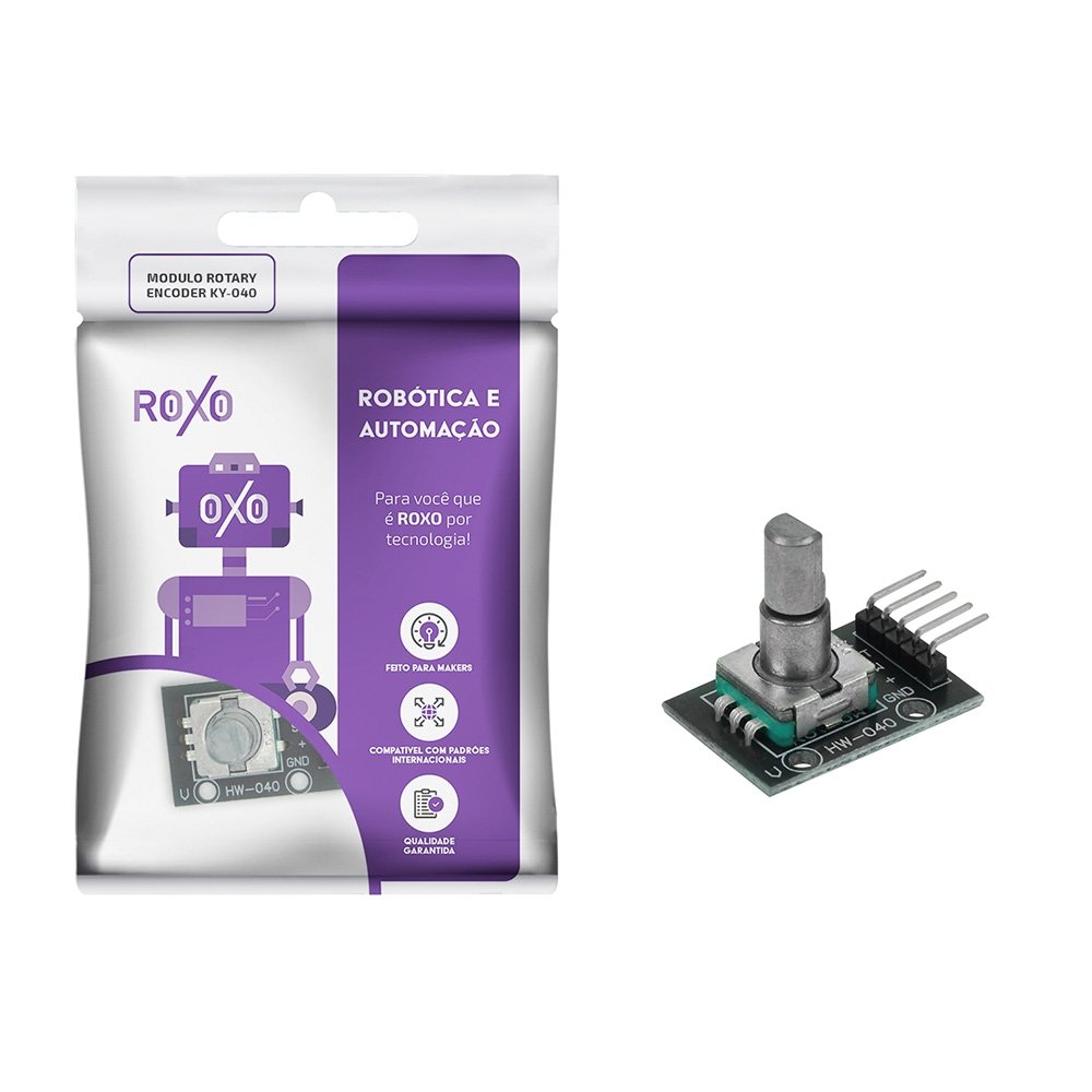 Módulo Rotary Encoder RoXo KY-040 | KaBuM!