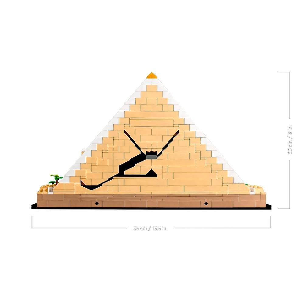 LEGO Architecture - Grande Pirâmide de Gizé, 1476 Peças - 21058
