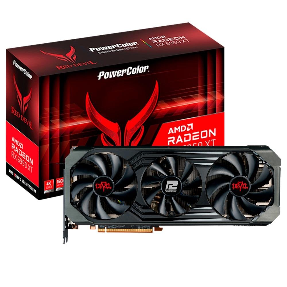 Placa de Vídeo Power Color Red Devil AMD Radeon RX 6950 XT, 16 GB GDDR6 ...