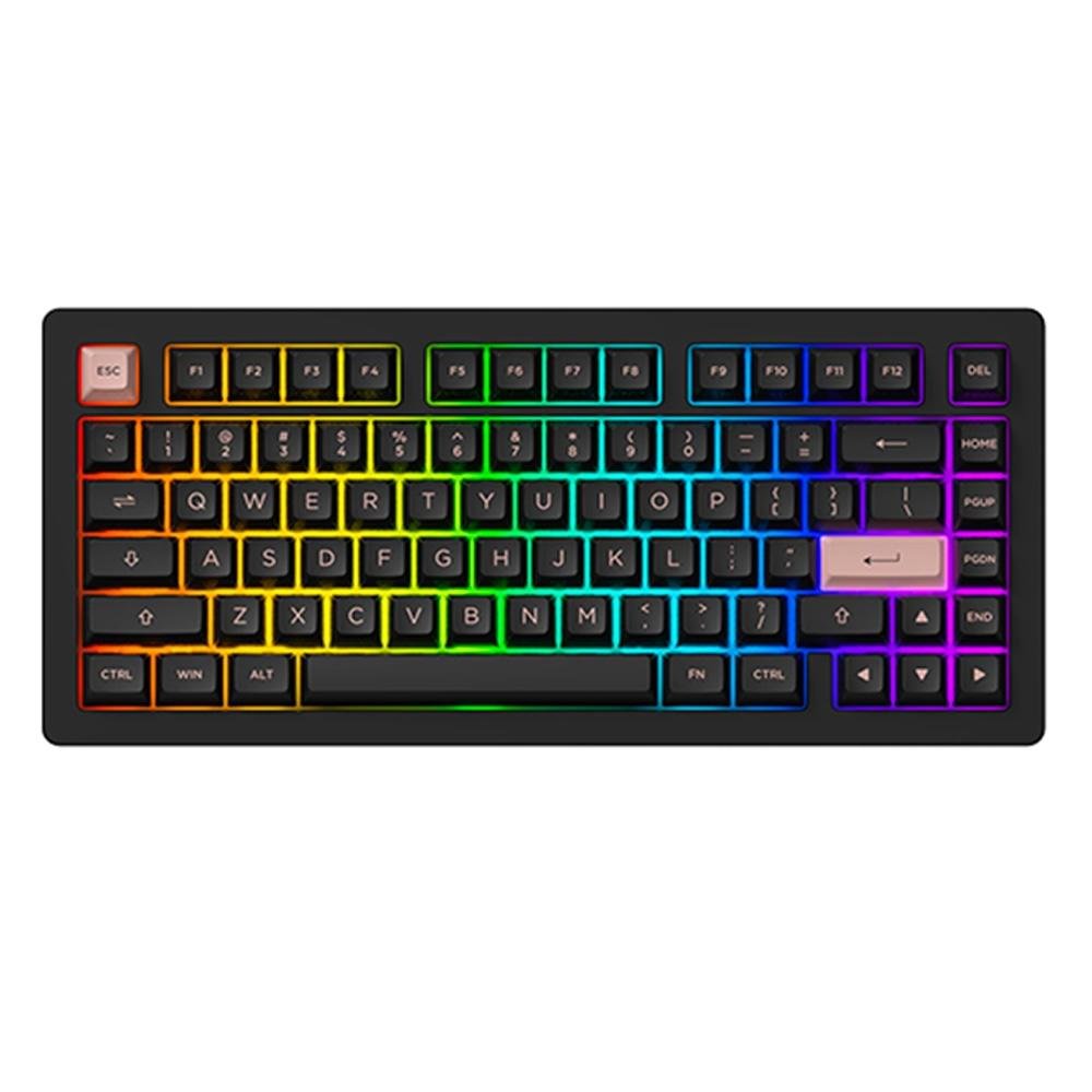 Teclado Mecânico Gamer Akko ACR Pro 75-S, RGB, Switch Akko CS Crystal ...