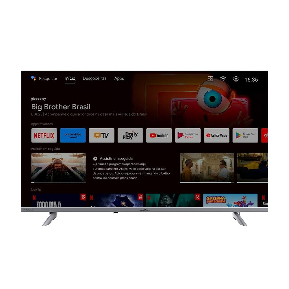 Smart TV Britânia 40 Polegadas LED | KaBuM!