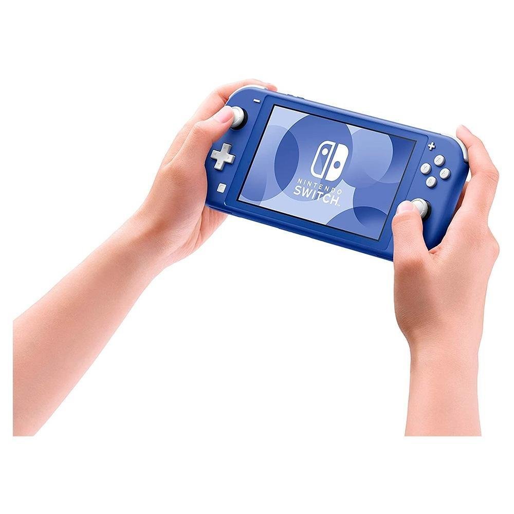 Console Nintendo Switch Lite, Azul + Gift Card Nintendo: 300 Reais ...