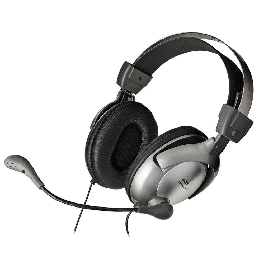 Headset C3 Tech Gamer Raptor Cinza - MI-2870RS