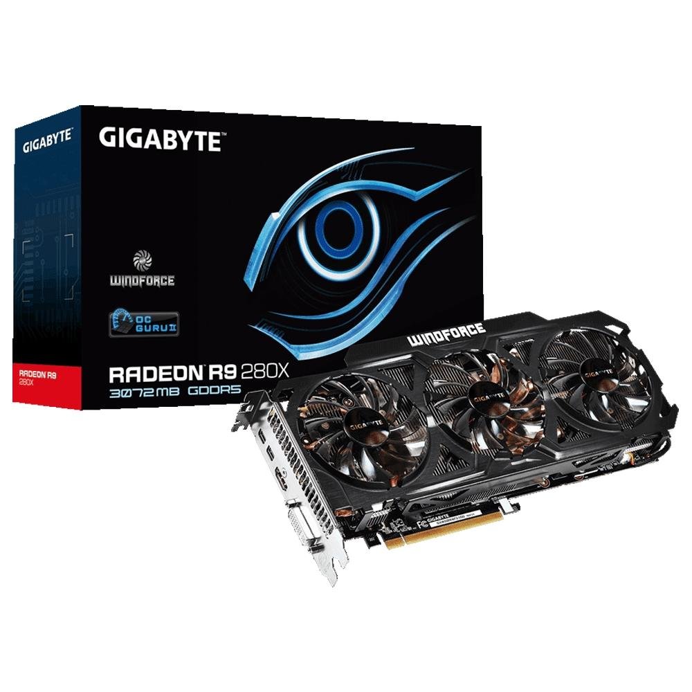 Placa de Vídeo VGA GigaByte Radeon R9 280X 3GB DDR5 384 Bits PCI ...