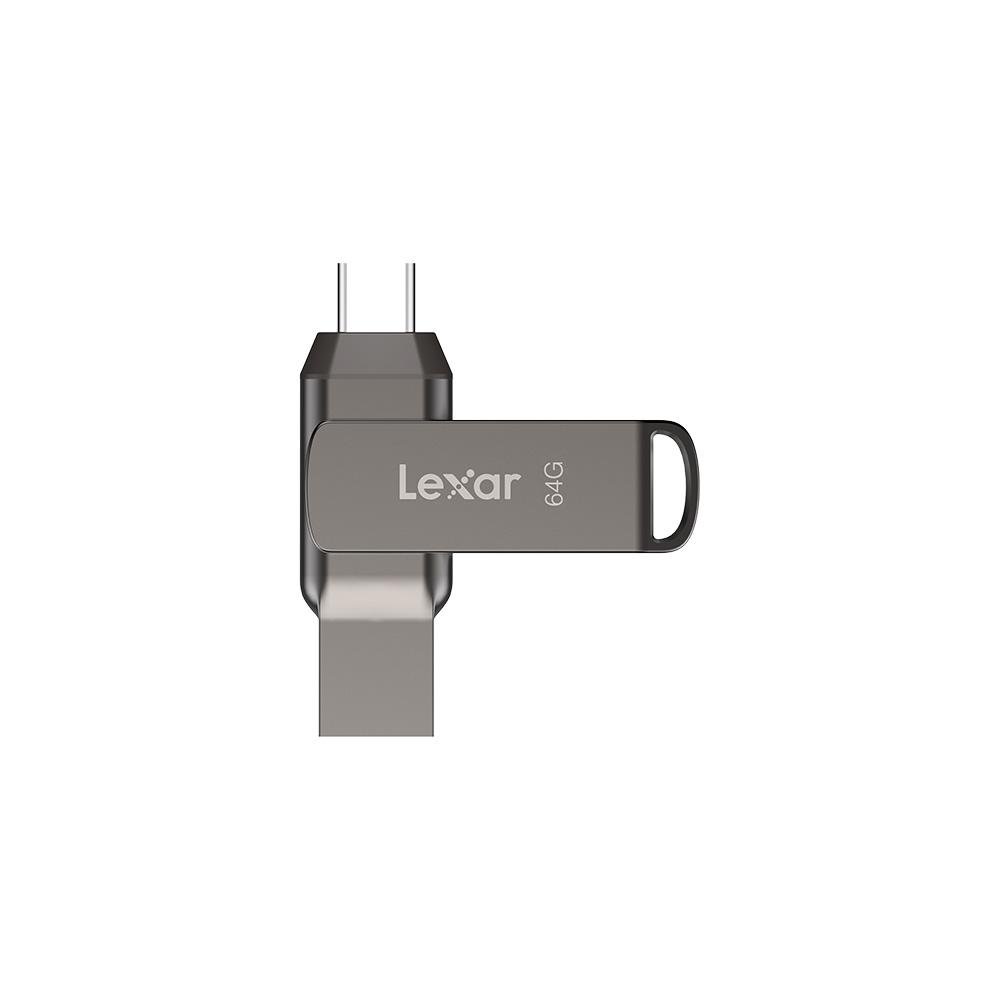 Lexar JumpDrive D400: Pen Drive 2 em 1 USB| KaBuM!