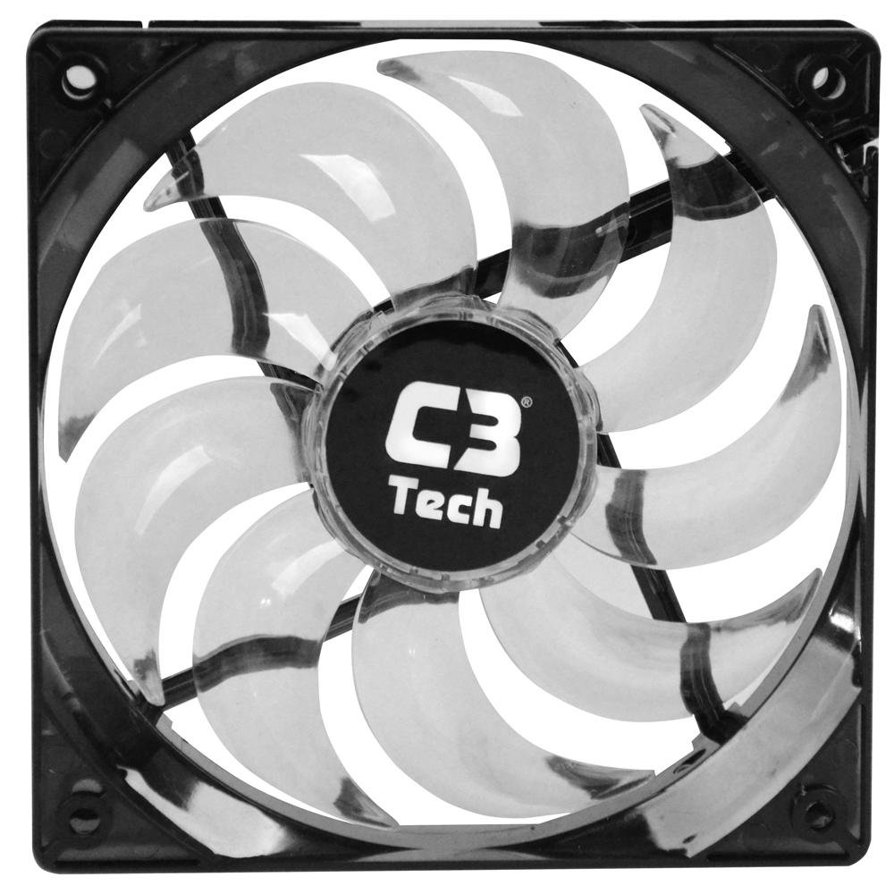 Cooler FAN C3 Tech F9-L100 WH Storm 12cm LED C3T