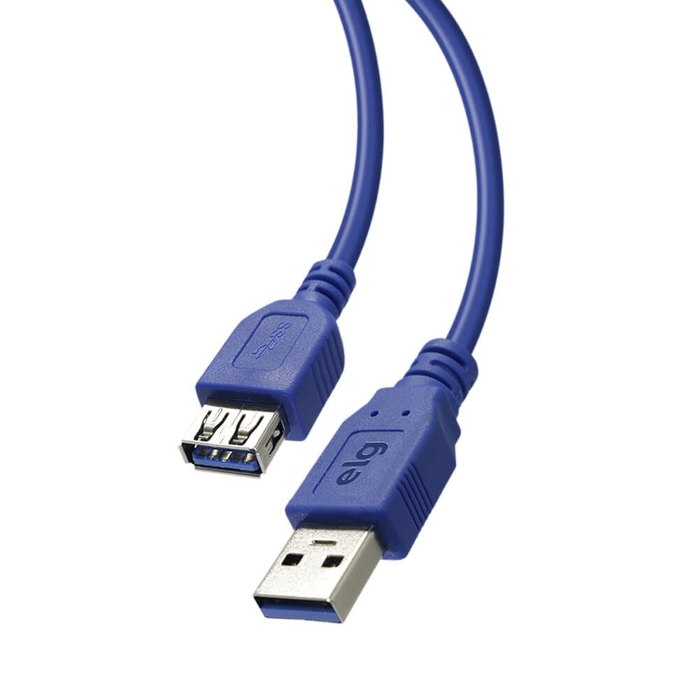 Cabo Extensor USB 3.0 USBEXT1 Azul | KaBuM!