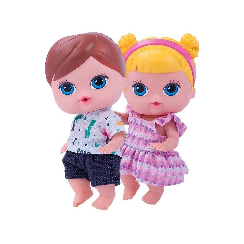 Boneca Babys Collection Mini Gêmeos