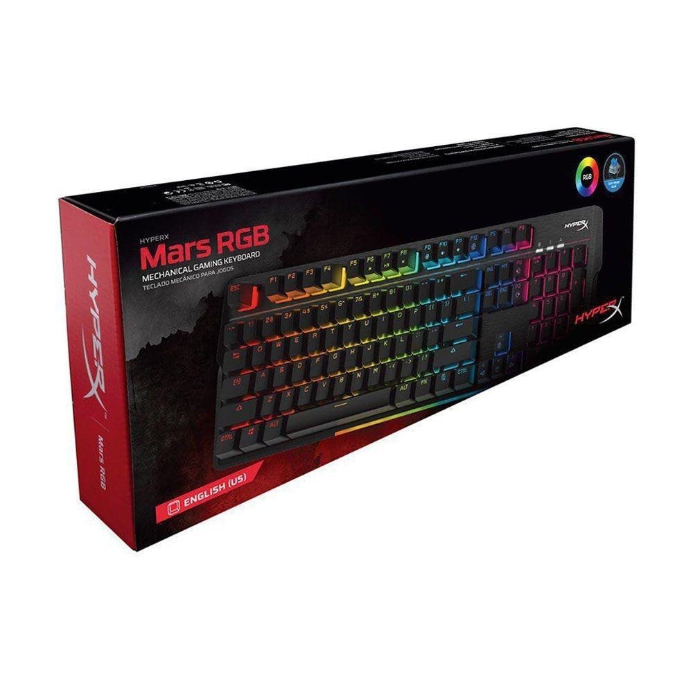 Teclado Mecânico Gamer Hyperx Mars Rgb Kabum