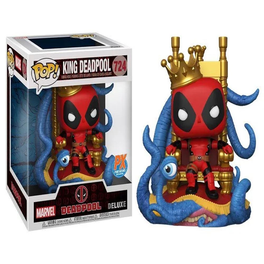 Boneco Funko Pop Marvel Deadpool King | Kabum!