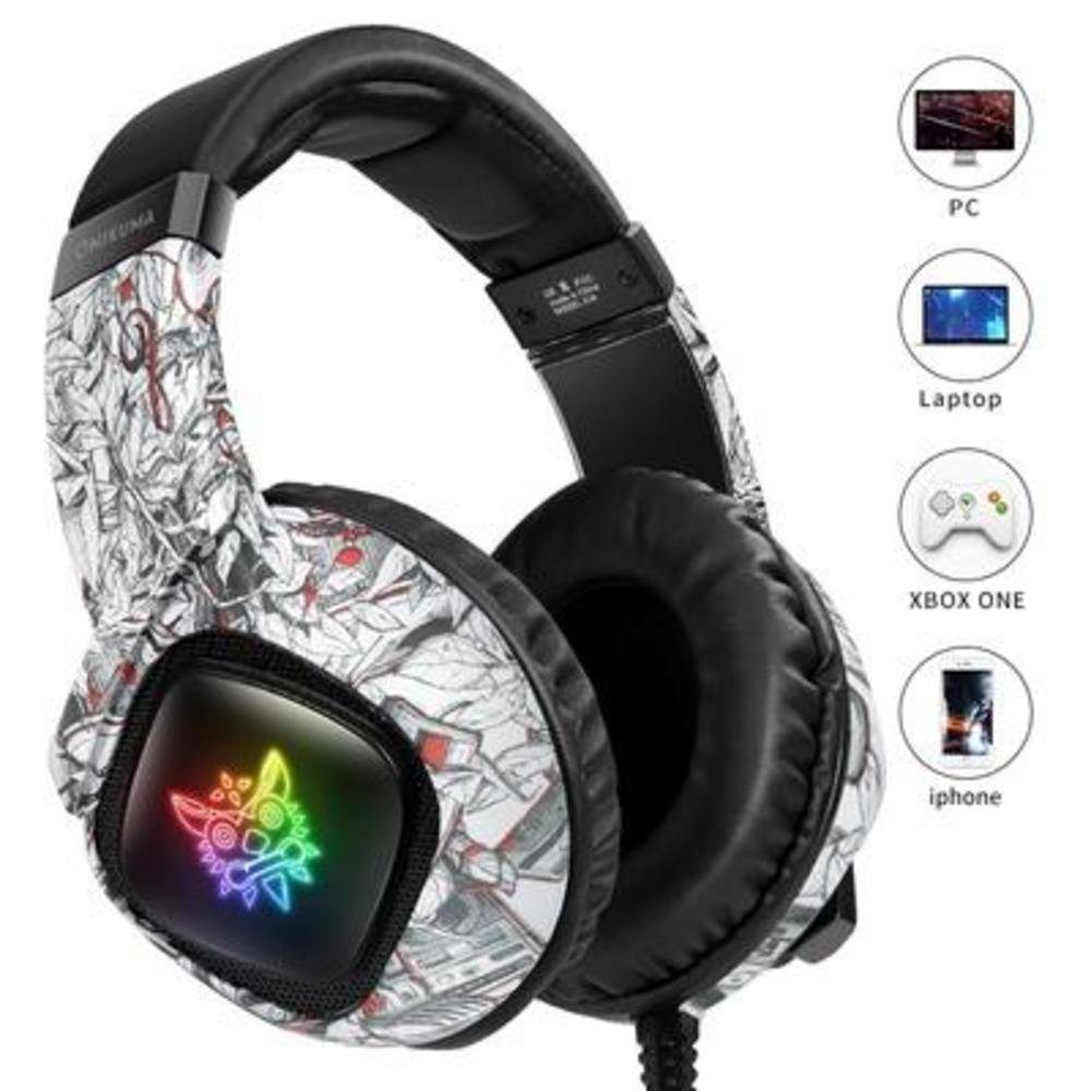 Fone Headset C Microfone Led Rgb P32p2 Usb Para