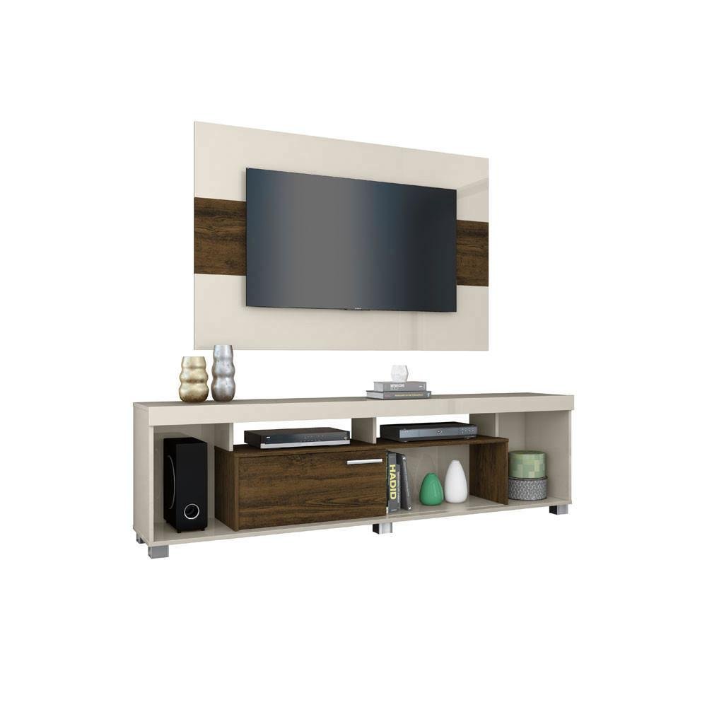 Rack Com Painel Tomaz Para Tv Até 65 Polegadas
