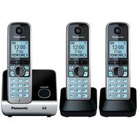 Telefone Panasonic Sem Fio Dect 6.0 com ID de Chamadas, 1.9Ghz, Preto - KX-TGB110LBB | KaBuM!