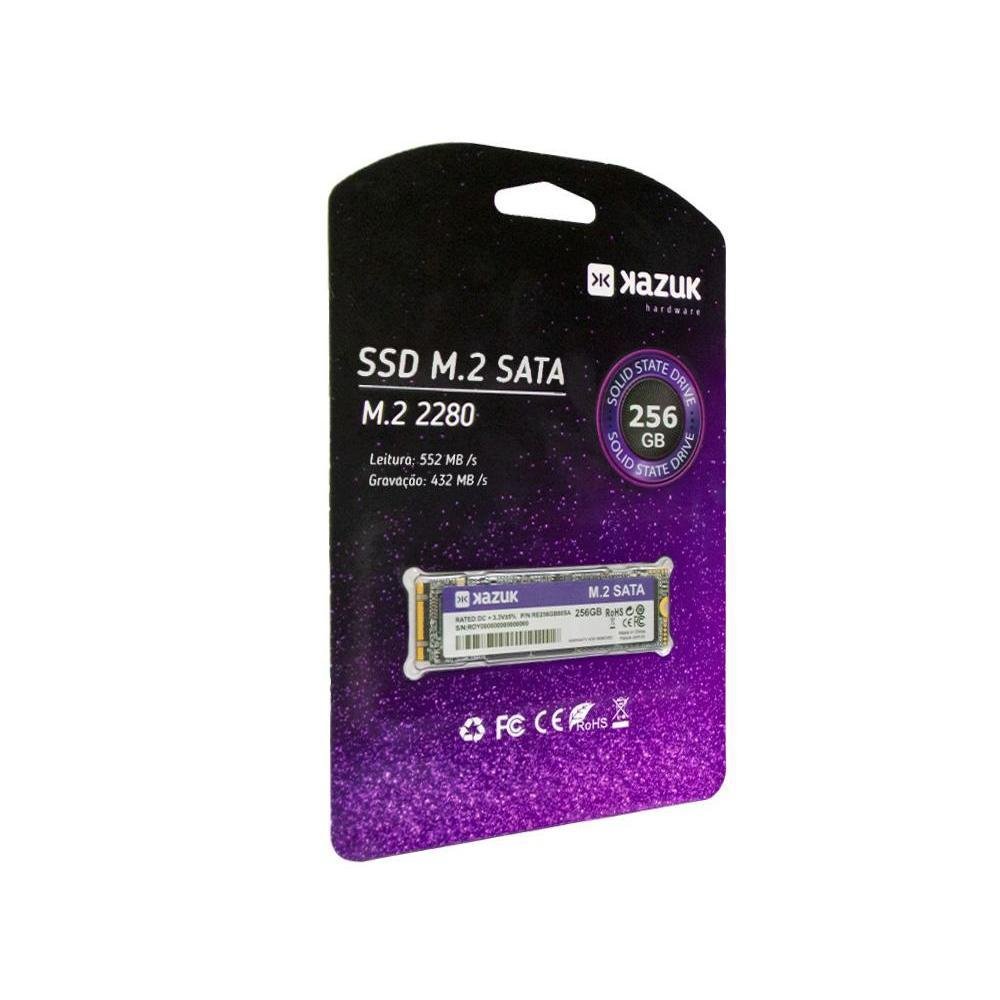 Disco Sólido Interno Kazuk Sata M2 256gb KaBuM