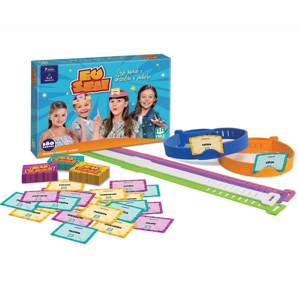 Jogo de Cartas Nig Brinquedos, Jogo Eu Sei!, 180 Cartas | KaBuM!