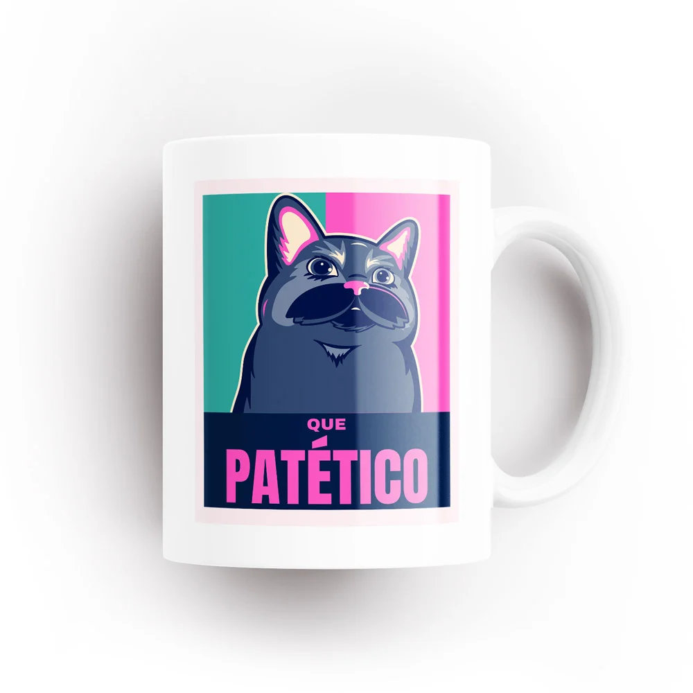 Caneca Que Patético Meme Geek nerd KaBuM