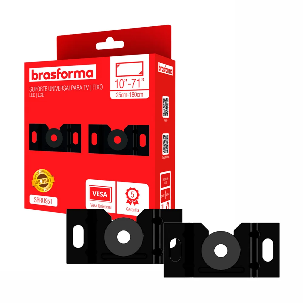 Suporte Universal Fixo Brasforma KaBuM