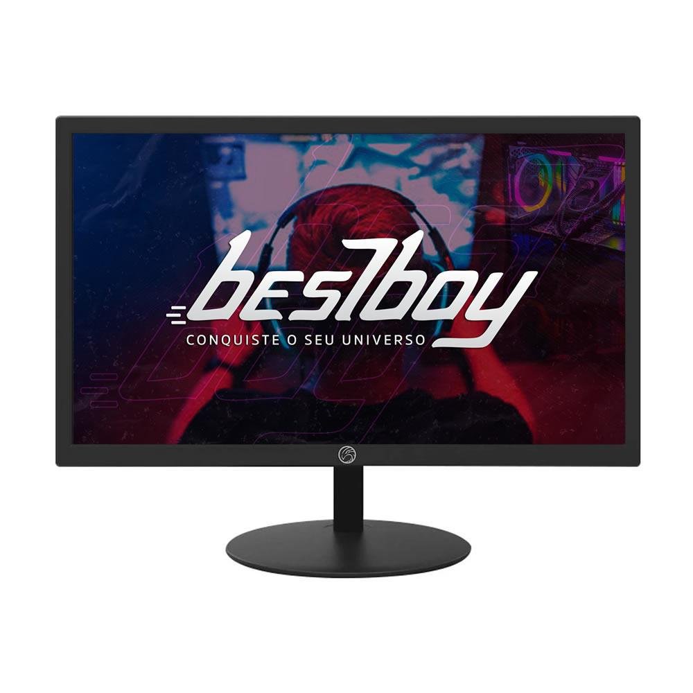 Monitor Brazilpc Corp Slim 19 HD LED, 75Hz | KaBuM!