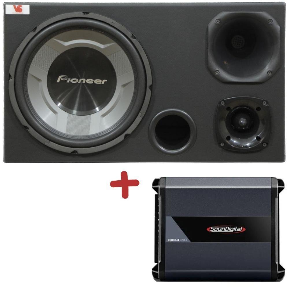 Caixa Trio Vinisound Ts-w3060br + Driver | KaBuM!