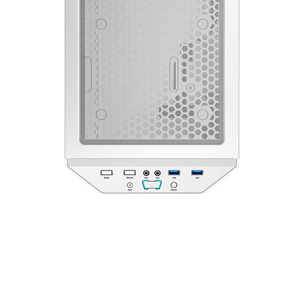 Gabinete Gamer Gamemax Precision White Coc KaBuM