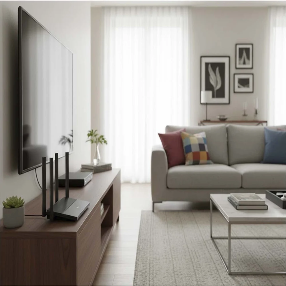 Roteador Tplink Gigabit Ex141 WiFi 6 KaBuM