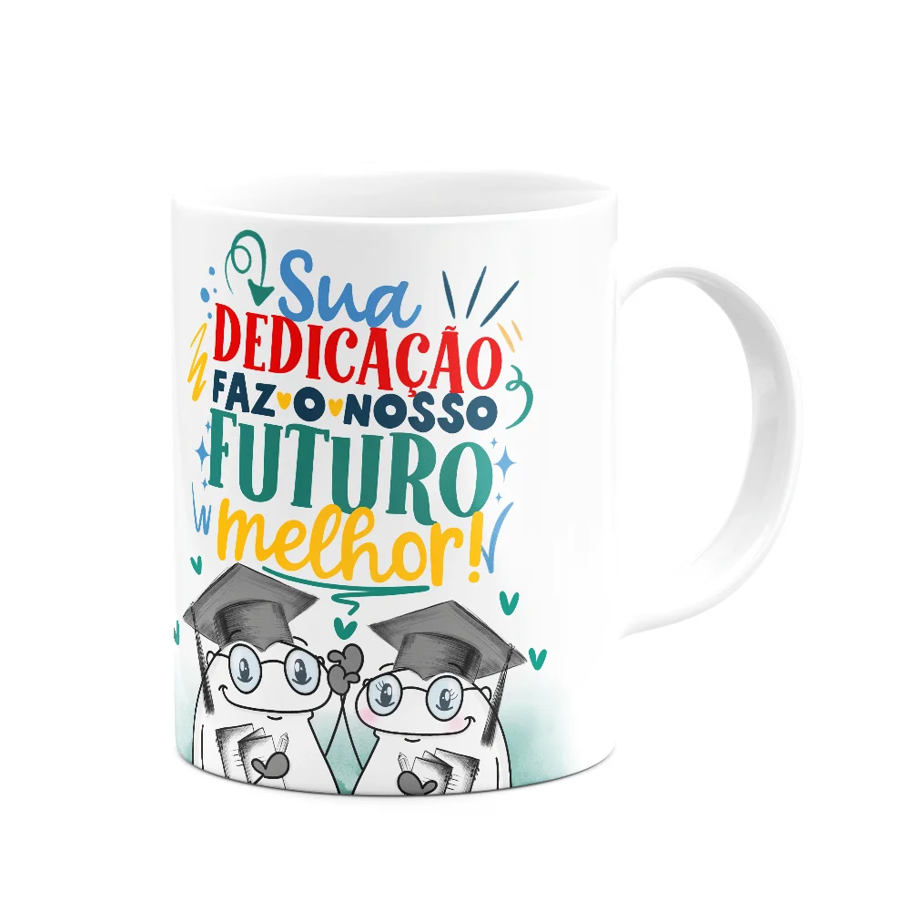 Caneca Flork Professor Sua Dedicaço KaBuM