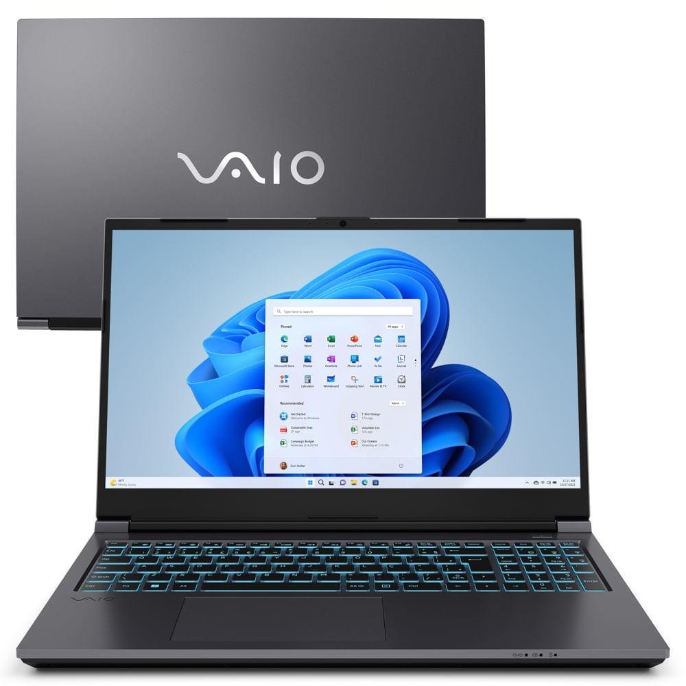 Notebook Vaio Fh15 I7 RTX3050 16G SSD 1TB 156