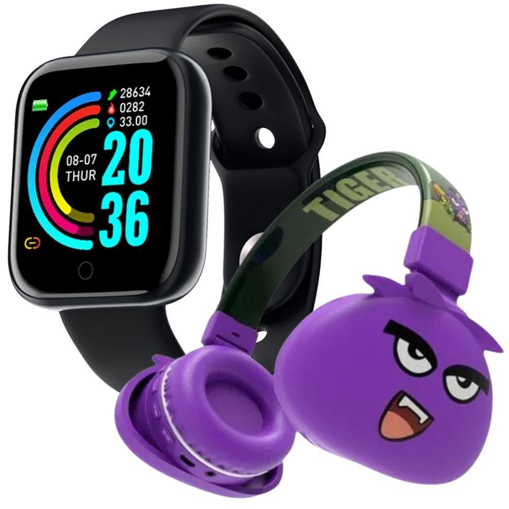 Smartwatch Digital Fone Monster Bluetooth KaBuM