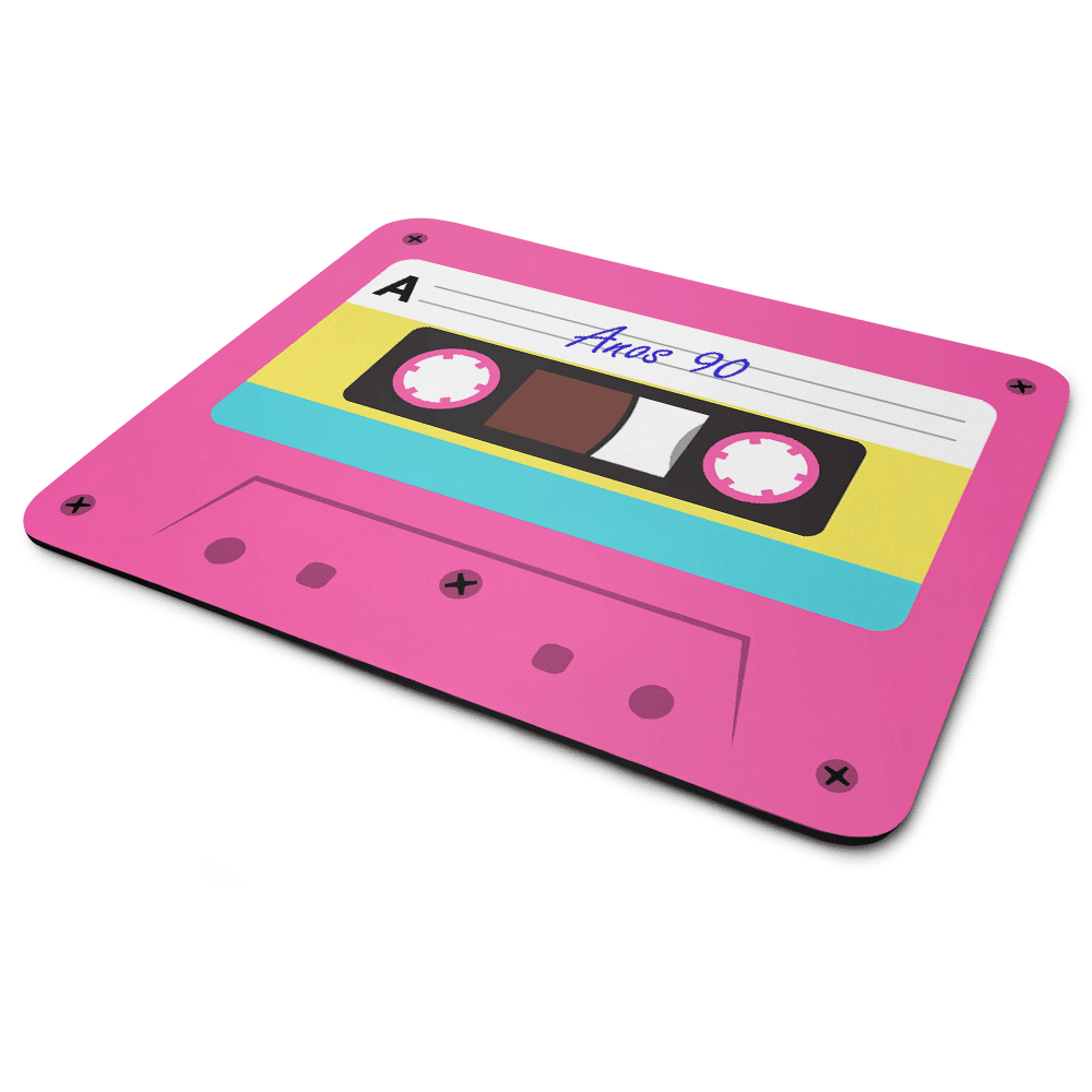 Mouse Pad Geek Fita Cassete K7 Retrô KaBuM