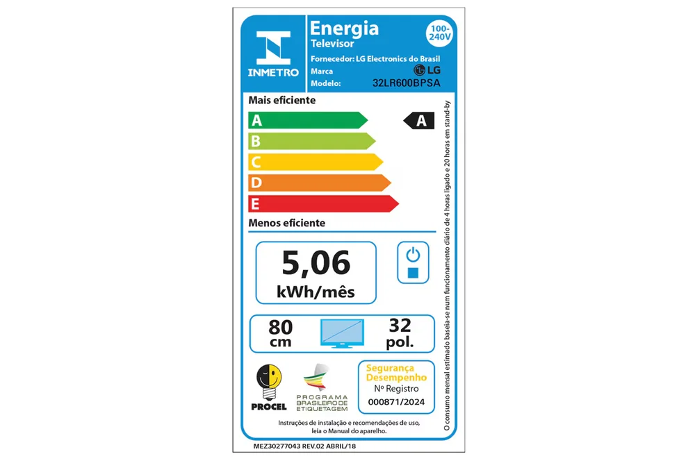 Smart TV 32 Polegadas HD KaBuM
